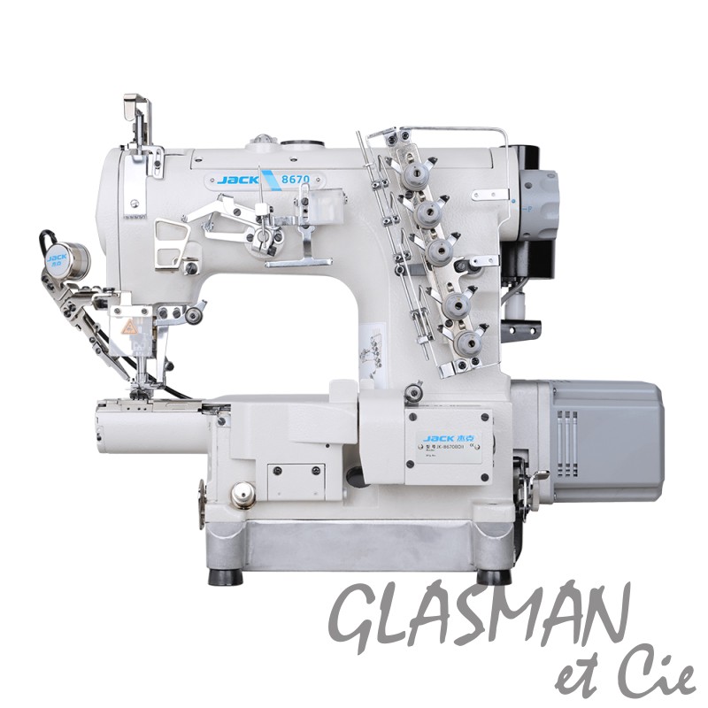 Machine à recouvrement bras canon JACK 8670